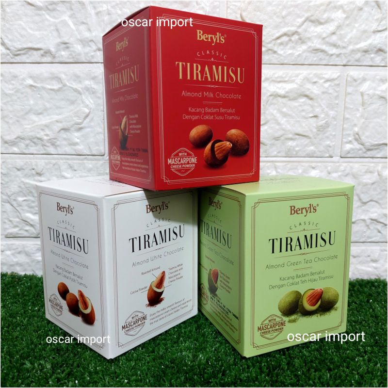 Chocolate cheese mascarpone Almond Tiramisu Malaysia Beryl's 100g new ...