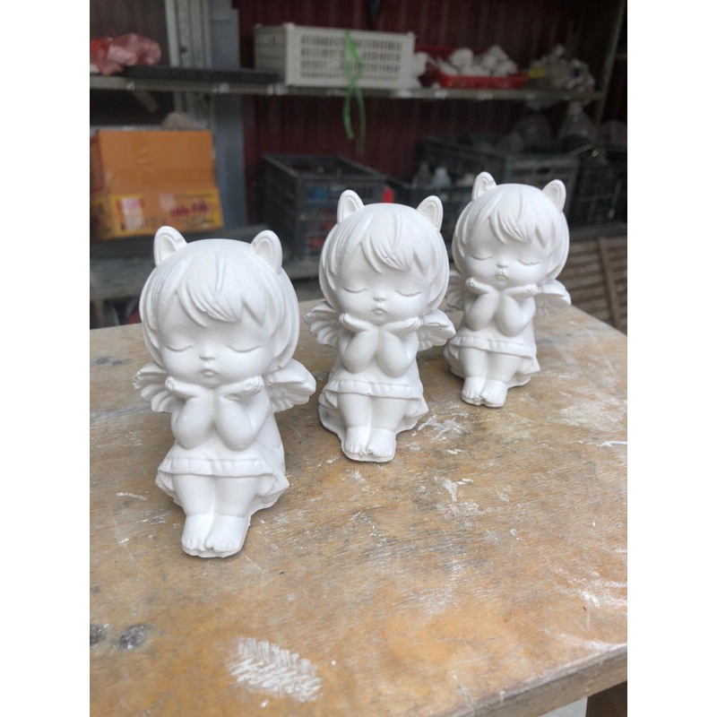 Small side angel plaster statue 10cm | Shopee Singapore
