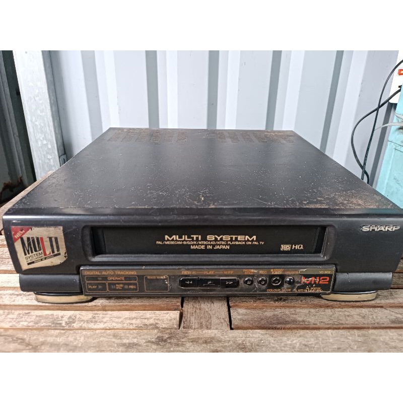 Vhs Sharp M12 video player | Shopee Singapore