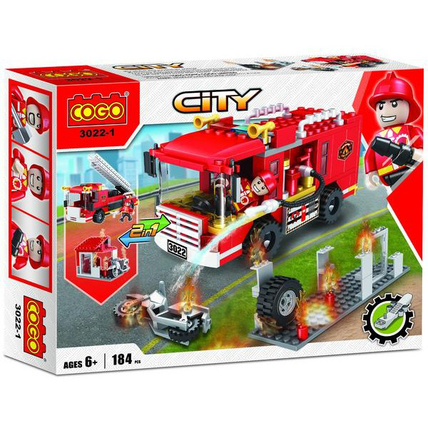 Assembly Of Fire Truck COGO 3022-1 | Shopee Singapore