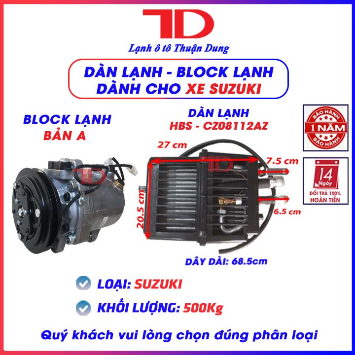 Air conditioner Block version A, HBS Indoor Unit - CZ08112AZ for Suzuki ...