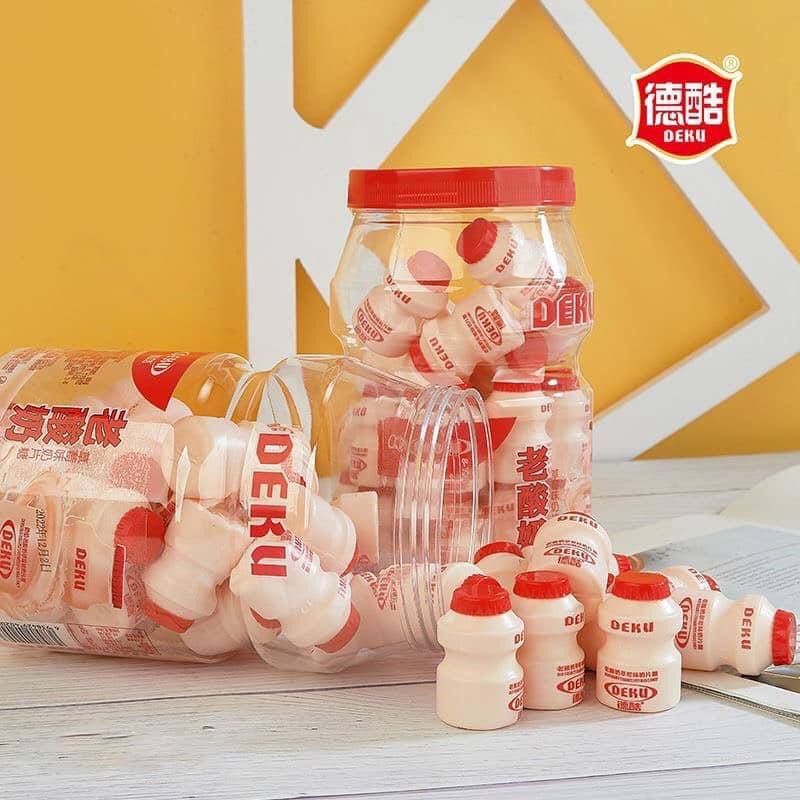 Deku yogurt candy tablets, large box of 30 jars, 350g, ready to eat ...