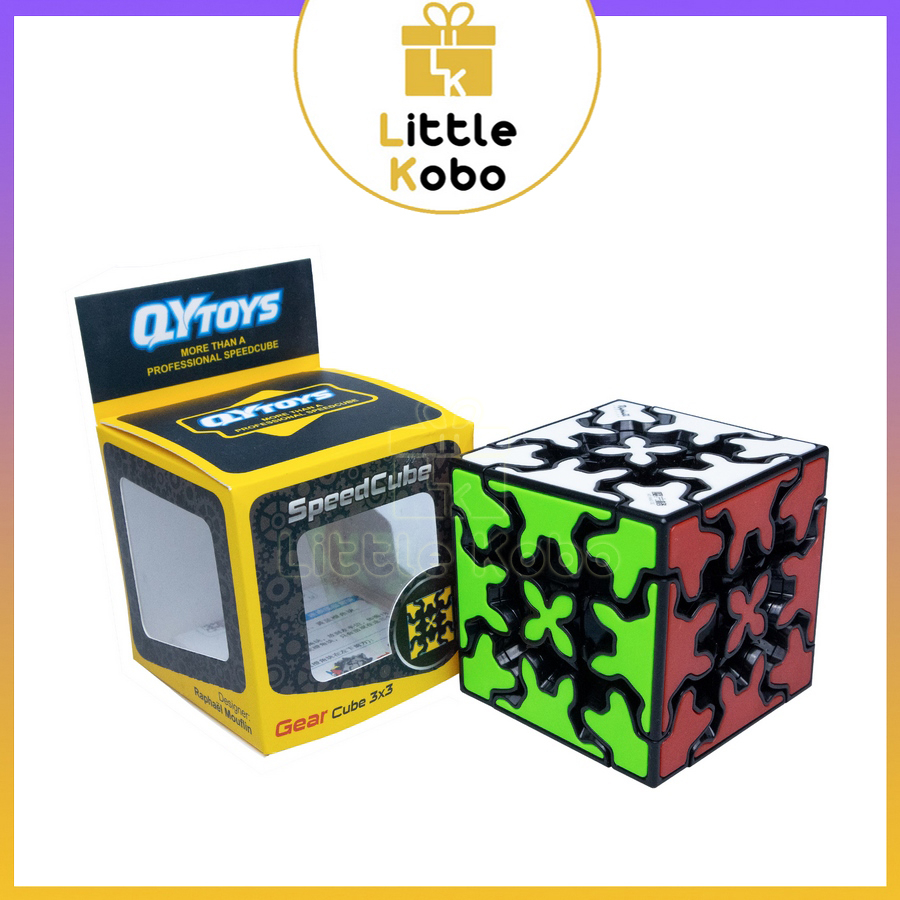 Rubik QiYi Gear 3x3 Rubic Cube Variant Stickerless Intellectual Toys ...