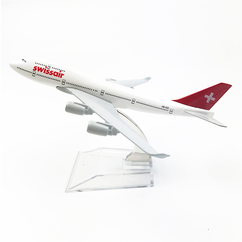 Model 16cm Swiss Airlines Plane + Display Stand | Shopee Singapore