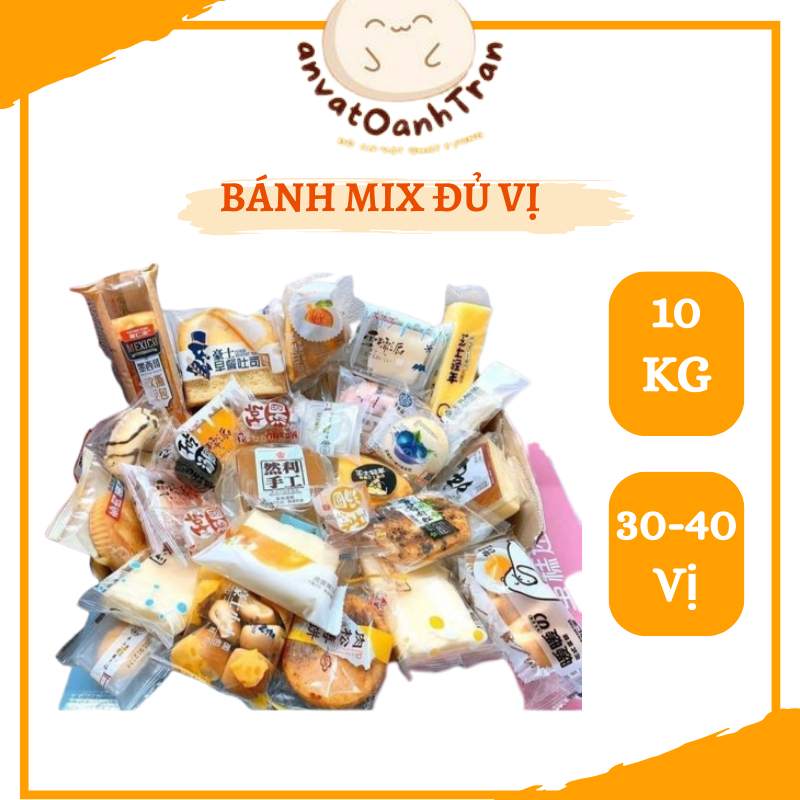 Combo 10kg Mixed Flavor Cake (30-40 flavors) | Shopee Singapore