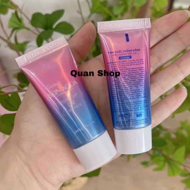 Sunplay Skin Aqua Tone Up UV Essence Lavender 7g (mini size) | Shopee Singapore
