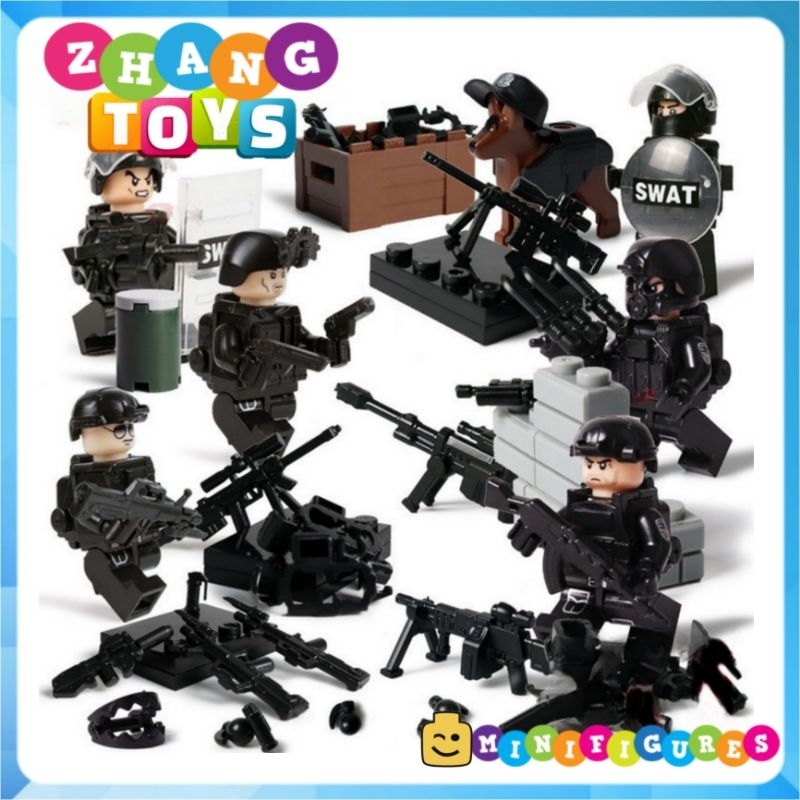 Police puzzle toy special forces S.W.A.T Swat Minifigures Toys Tbs 11 ...