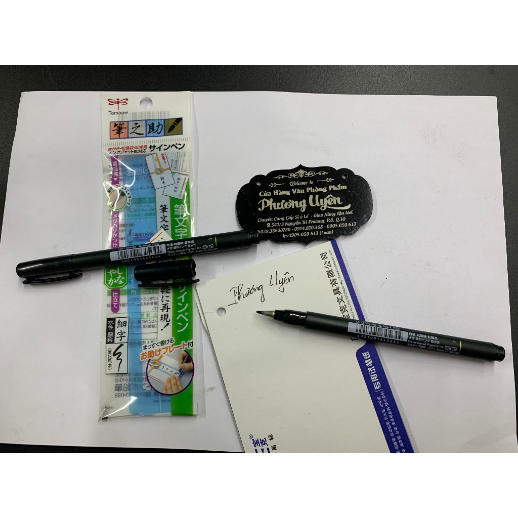Fudenosuke Tombow GCD-112 Brush Pen - Soft Nib - Black (with black eraser) | Shopee Singapore