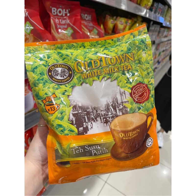 Oldtown Instant Milk Tea 3 in 1 White Milk Tea Malaysia 12 Packs x 40 ...