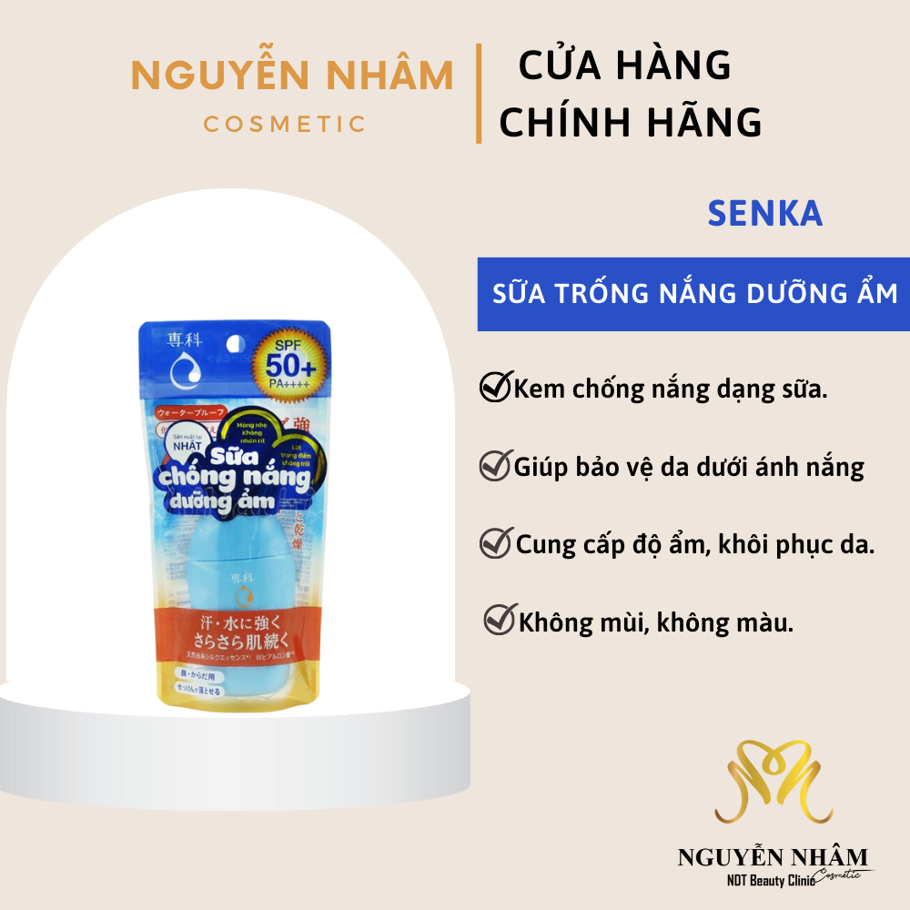 Senka Perfect UV Milk SPF 50+ / PA++ + Milk Sunscreen 40ml | Shopee ...