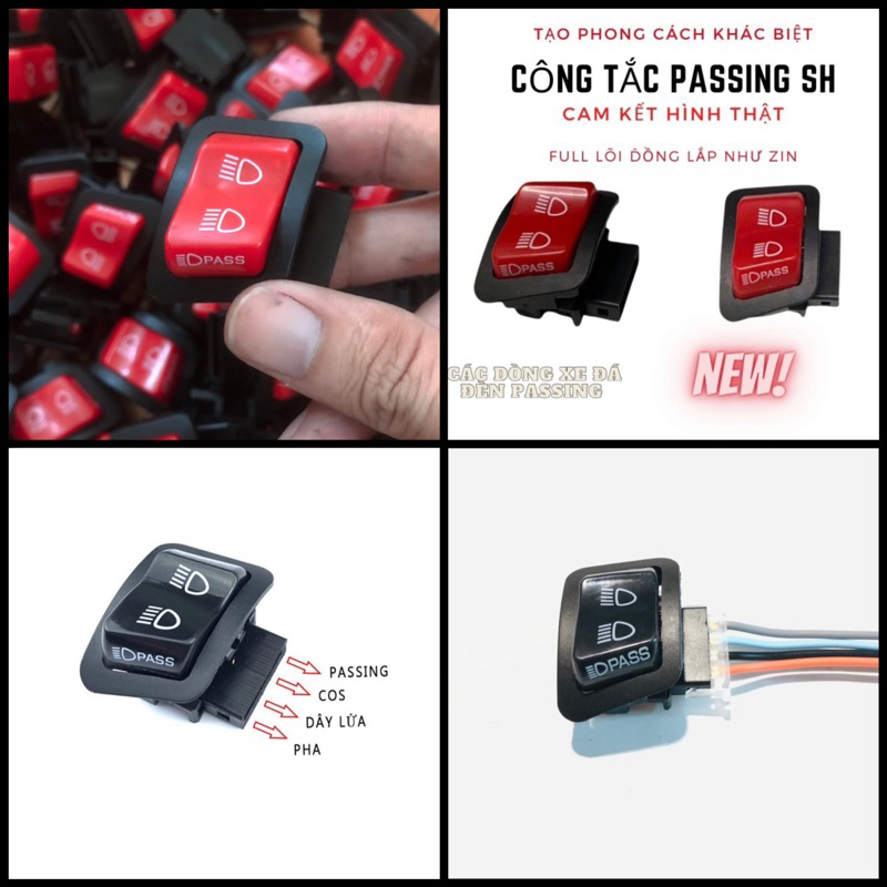 Passing wave switch button 110cc winner x v1 vision sh future led ab ...