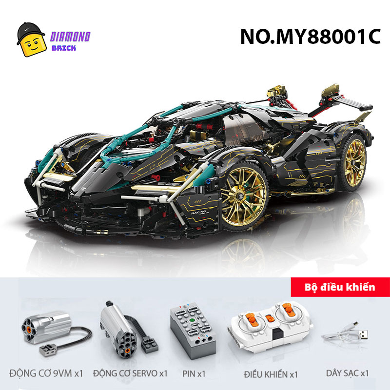 Lego RC Technic Super Car Remote Control Model Lamborghini V12 Vision ...