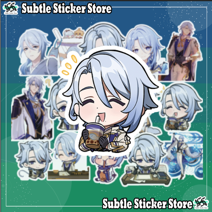 [genshin Impact] - Set of 10/15 Sticker Ayato / Kamisato Ayato super ...