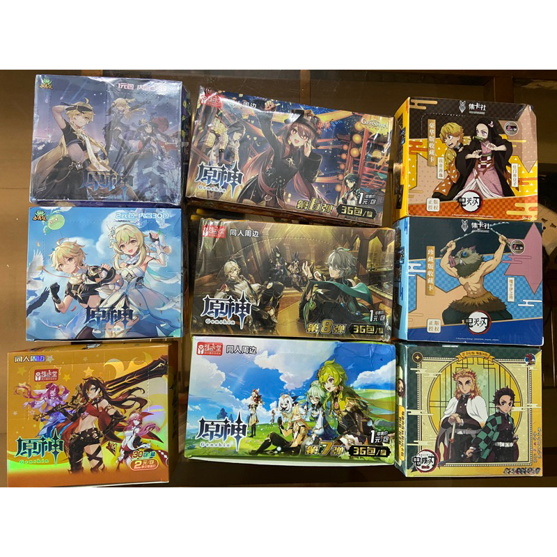 Genshin Impact Random Character Cards | Shopee Singapore
