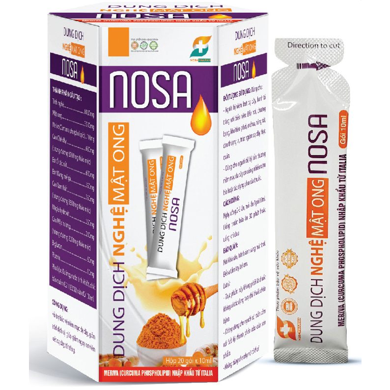 Nosa Honey Technology Solution Supports People With Stomach Ulcers Box Of 20 Packs | Shopee ...
