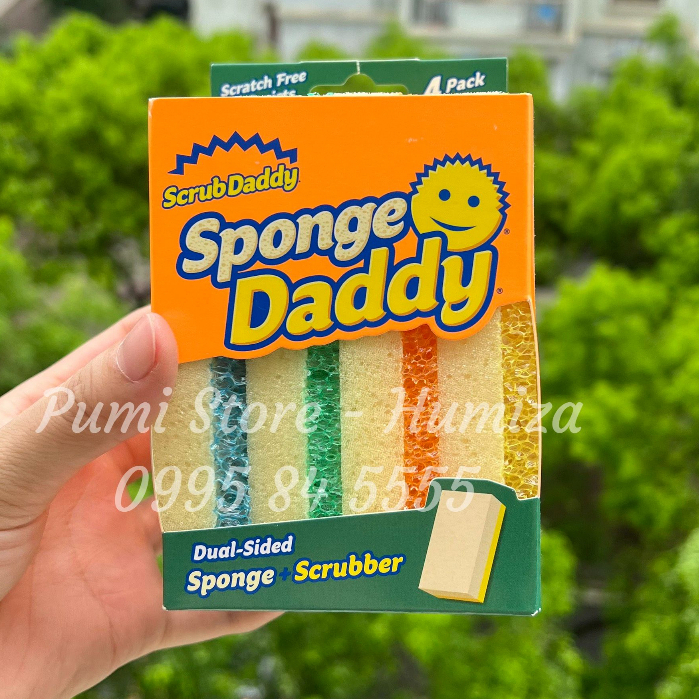 Scrub Daddy Sponge Daddy 2-Layer Multi-Purpose Dishwashing Pad ...