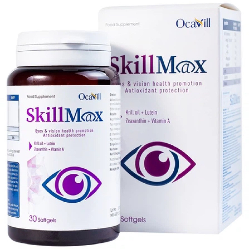 Skillmax Ocavill oral tablet supports lift of eyesight (30 capsules ...
