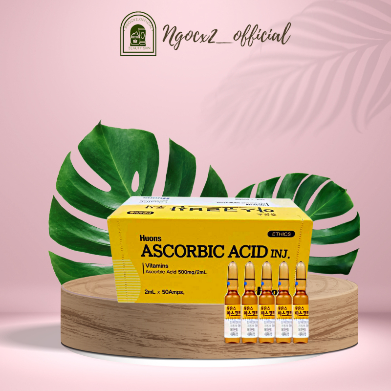 Vitamin C spa Huons Ascorbic Acid Inj Korea (1 Box Of 50 Tubes ...