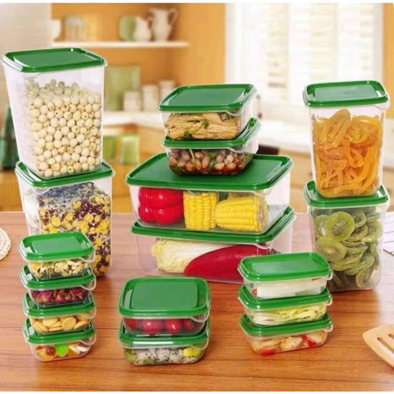 17 Details Plastic Food Box Set, For The Refrigerator | Shopee Singapore