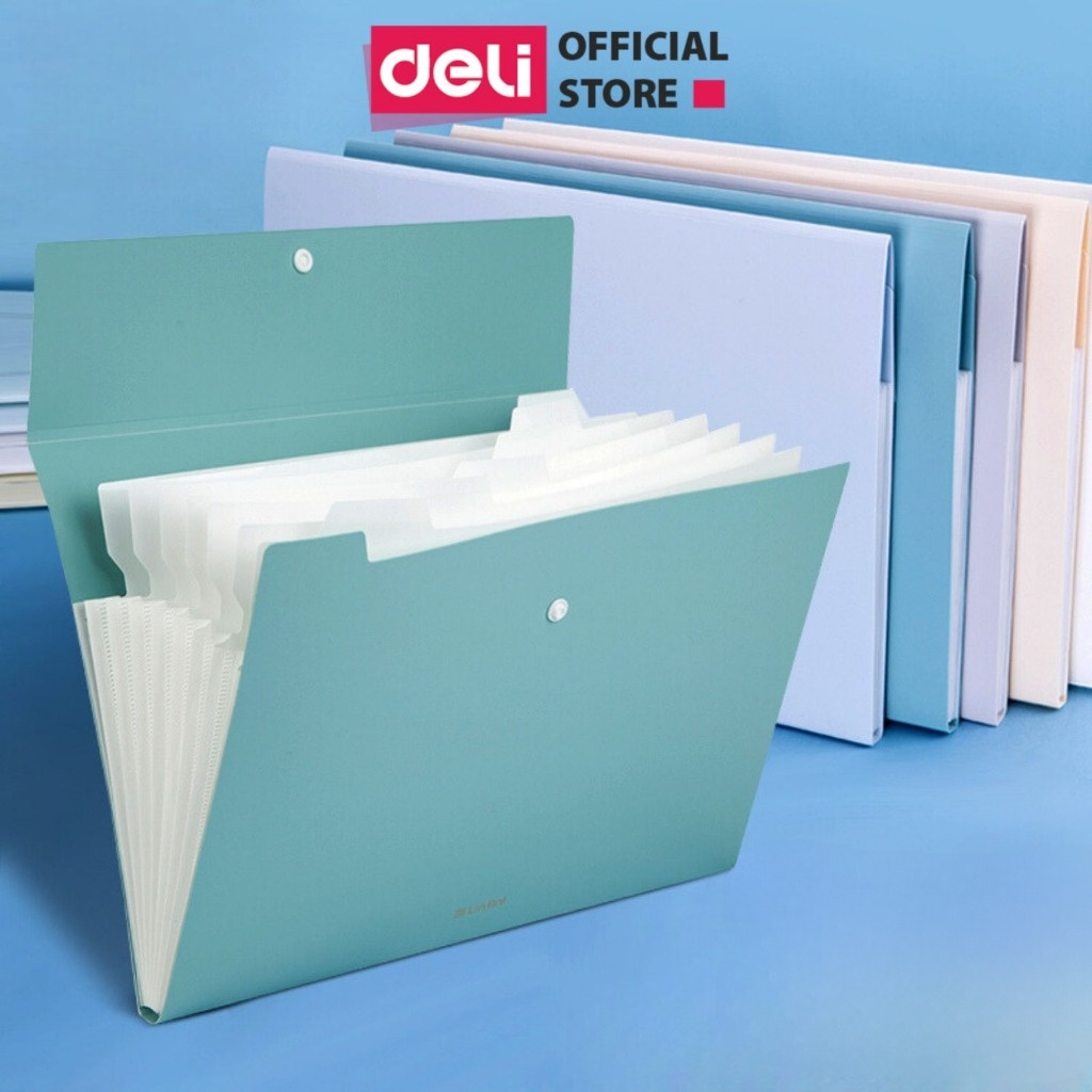 Document Bag 5 / 8 Compartment A4 Deli File File File Briefcase ...