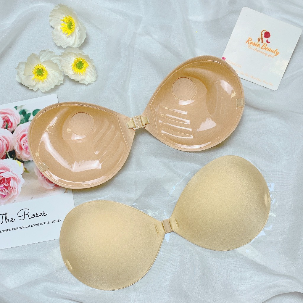 Super sticky front-mounted bra _ Silicone bra with backless hands and ...