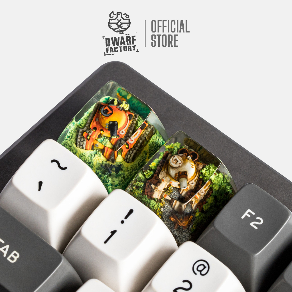 Dwarf Factory Mechanical Keyboard Artisan Keycap - The Panzer II ...