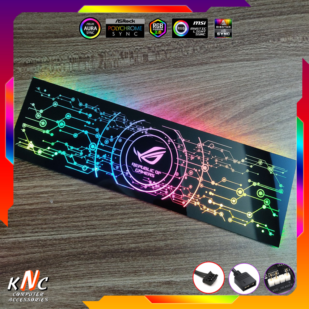 [Liquidation] Rog Led 5v ARGB Electric Power Cover Mainboard Color ...