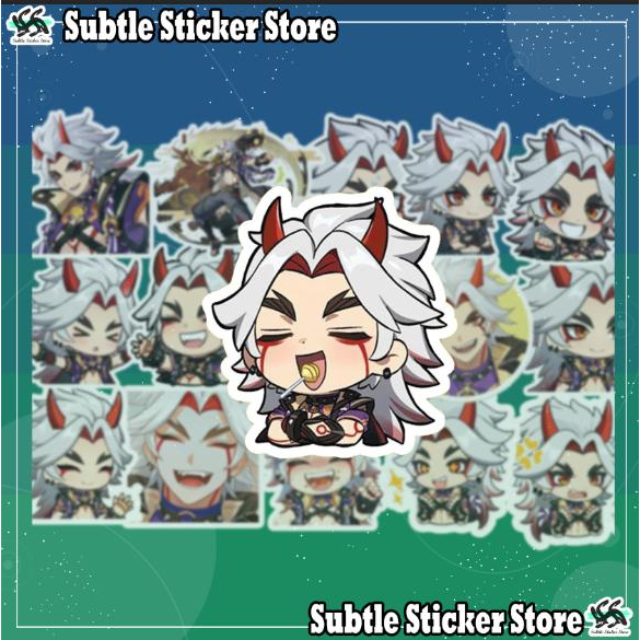 [Genshin Impact] - Set Of 10 / 15 Stickers Itto / Arataki Itto game ...