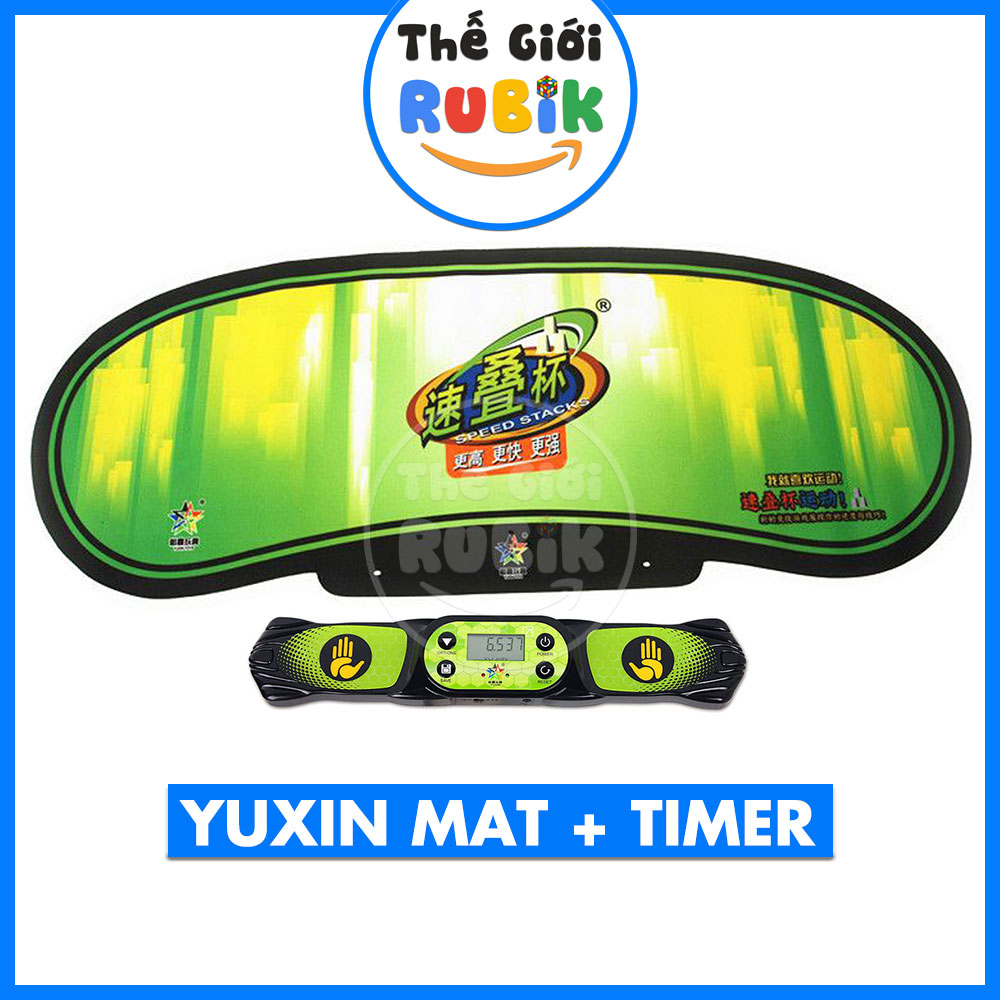 Yuxin Mat Rubik's Playmat. Yuxin Stack Mat + Timer. Speed Cup Folding ...