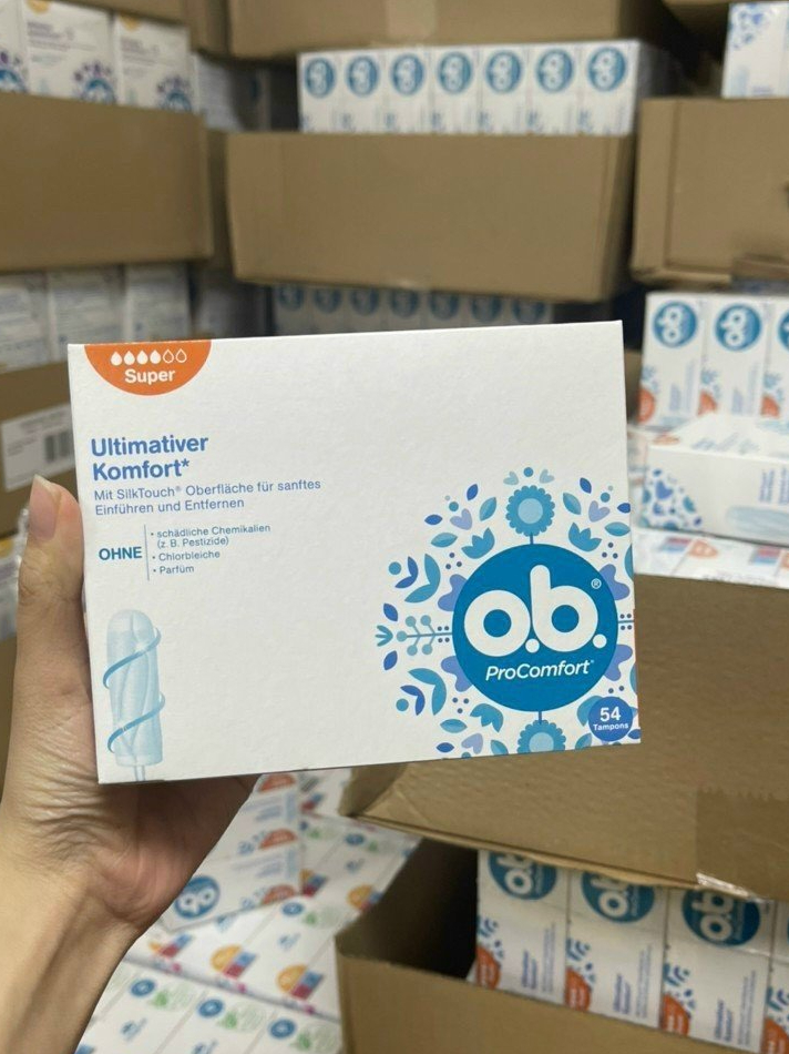 Button tampons, tampons, Tabons OB Procomfort 4 Drops Imported Germany ...