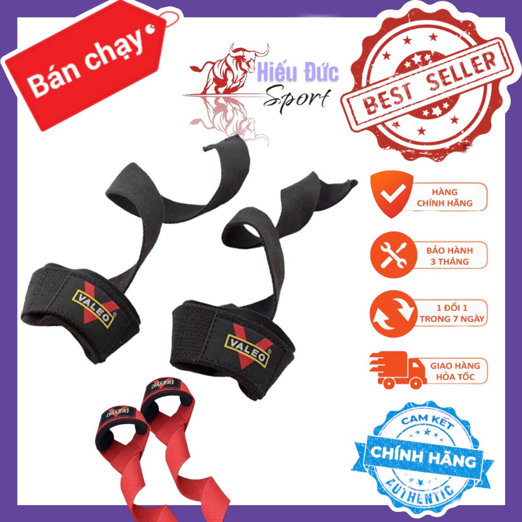 Valeo Lifting Straps gym back pull Straps support Deadlift, pull-ups ...