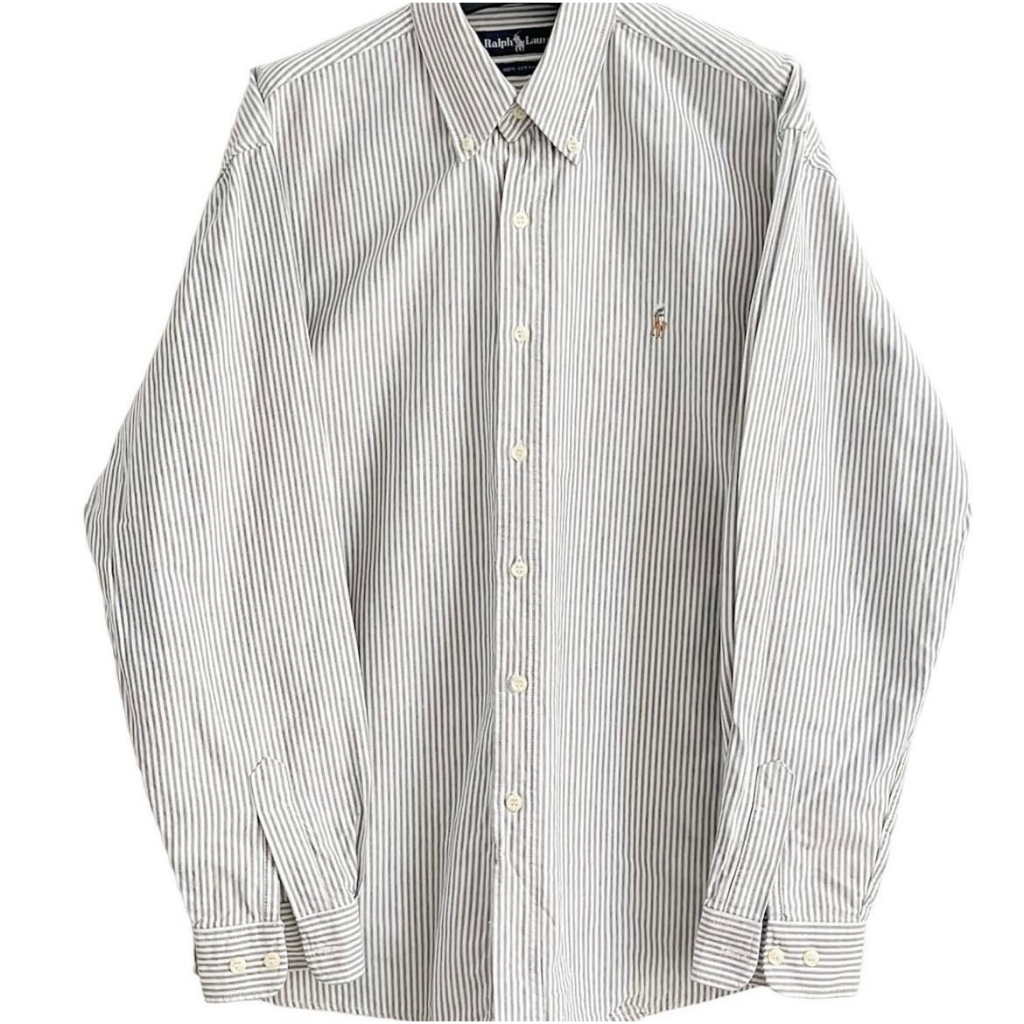Men's 100% COTTON OXFORD Shirt, Long Sleeves, European Style, White ...