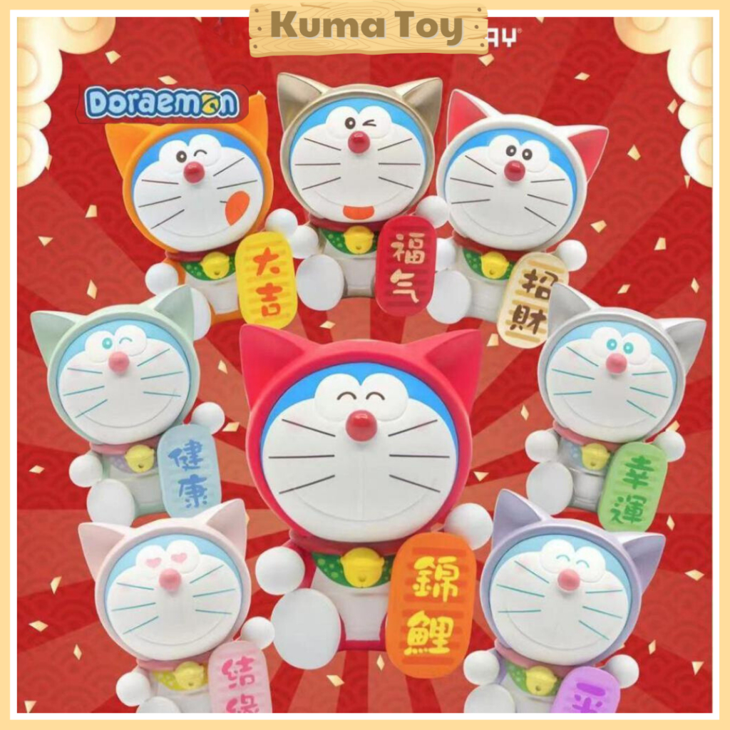 Model of 8 Doraemon Cats Lucky Fortune, Peace, and Destiny - Premium ...