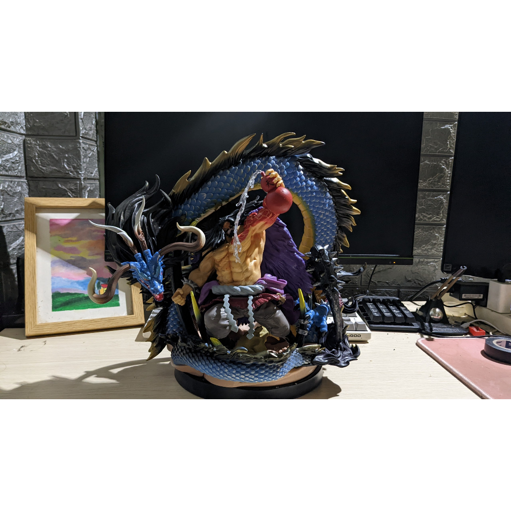 One Piece Model Four Kaido Model Dragon / Human Form (33cm Super Big ...