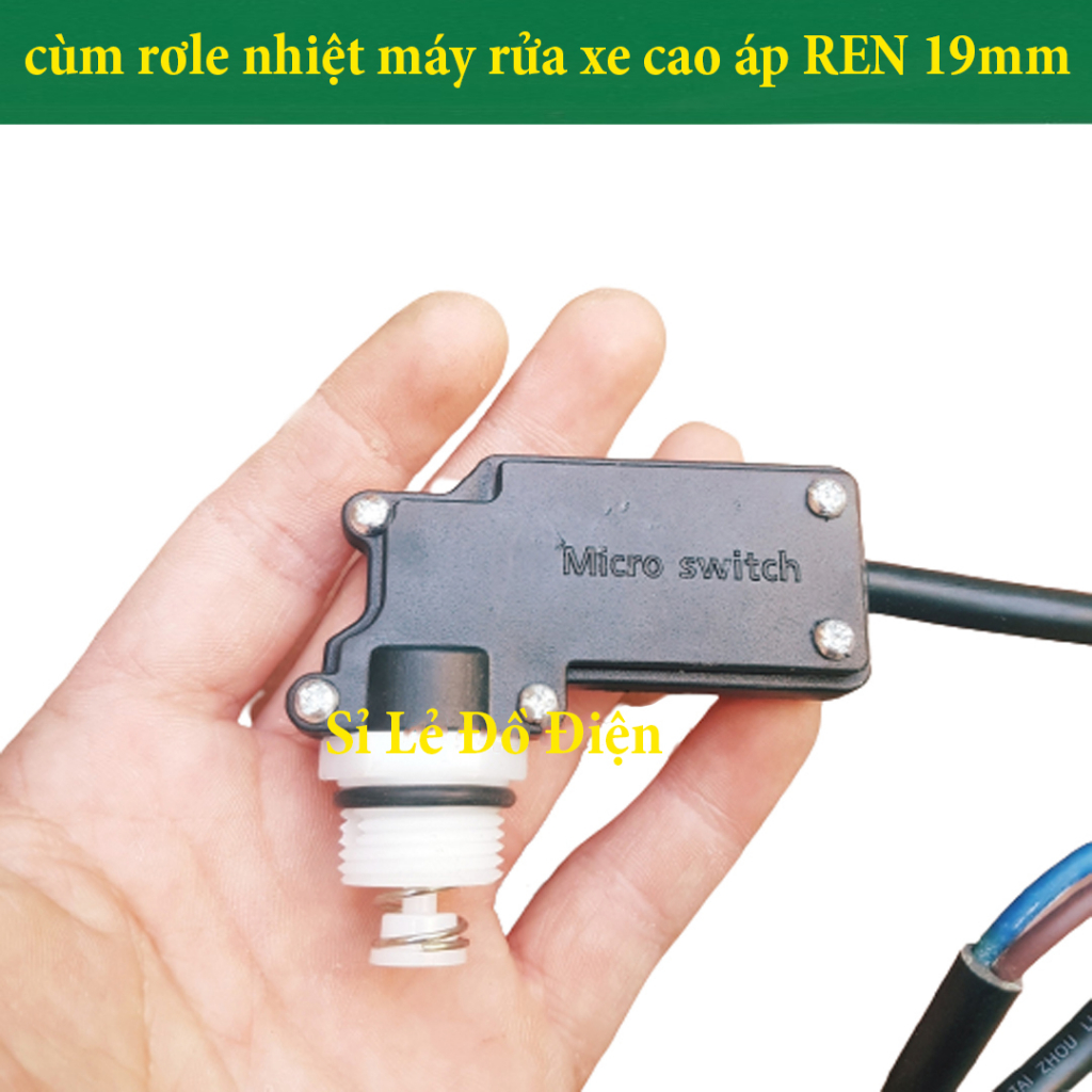 Thermal relay shackle for high pressure car washer with threaded base ...