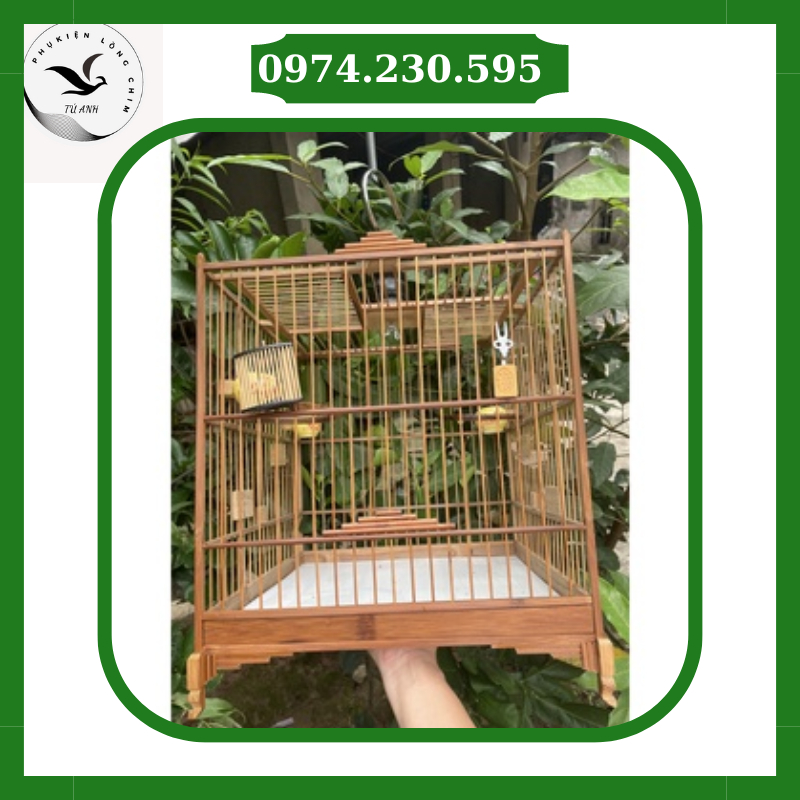Crested bird cage frame from Bao Anh Bird Cage Factory, old bamboo bird ...