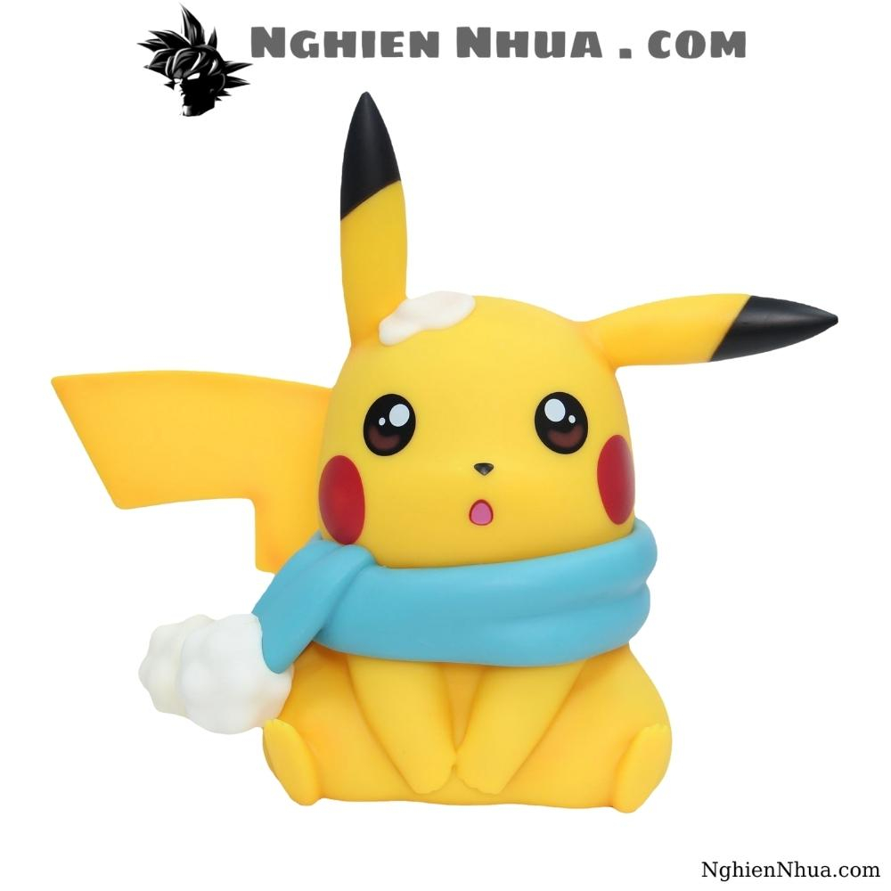 Toy Model - Super cute scarf-wrapped Pikachu - 23cm tall, weighs 450g ...