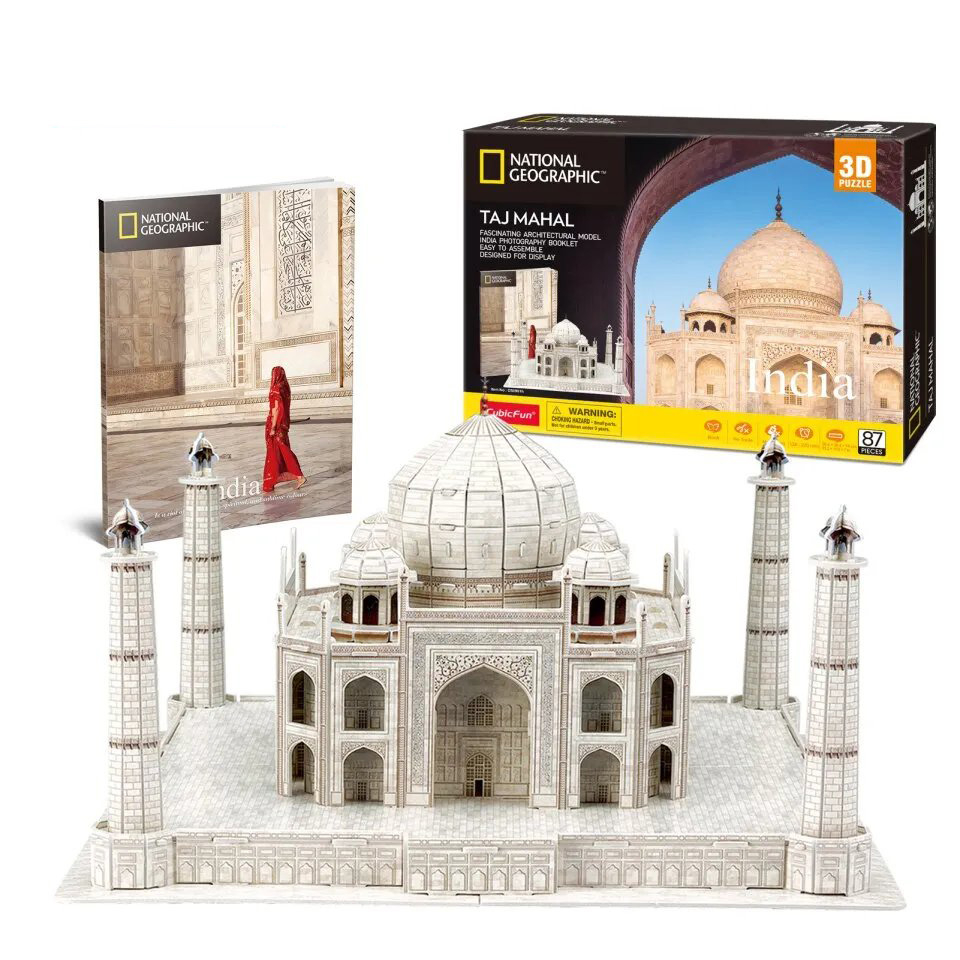 Cubicfun 3D Paper Model Assembly Toy Taj Mahal DS0981h (87 pieces ...