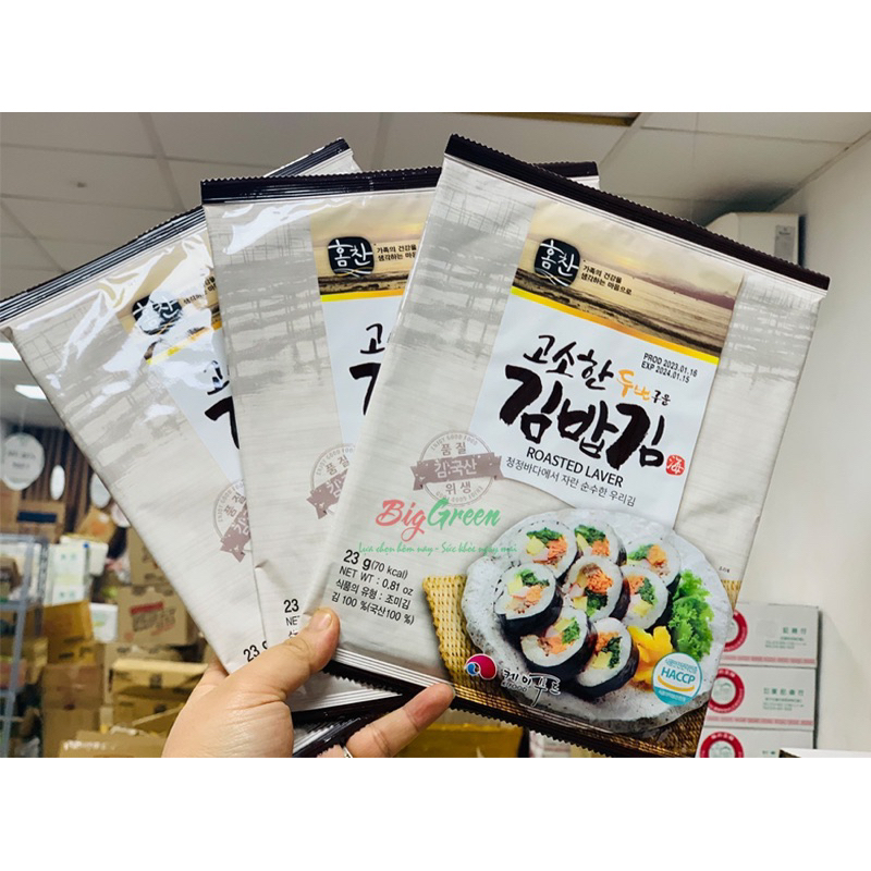 Korean needle leaf roll/Seaweed rice roll 10 leaves | Shopee Singapore