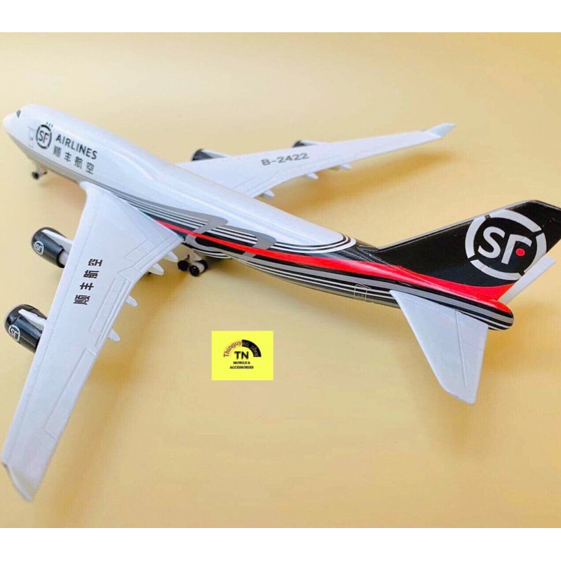 Boeing Airlines B747-400 High-End Metal SF Airlines With Wheels ...