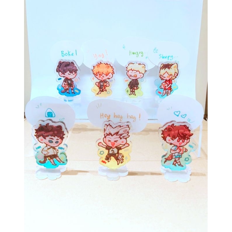 Haikyuu mini standee model!! 6cm (9 models) | Shopee Singapore
