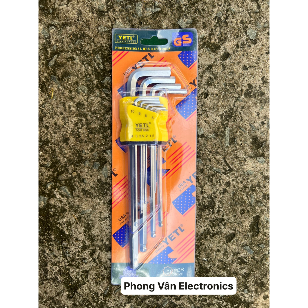 9-piece Hexagonal tool manufactured according to high-end American ...