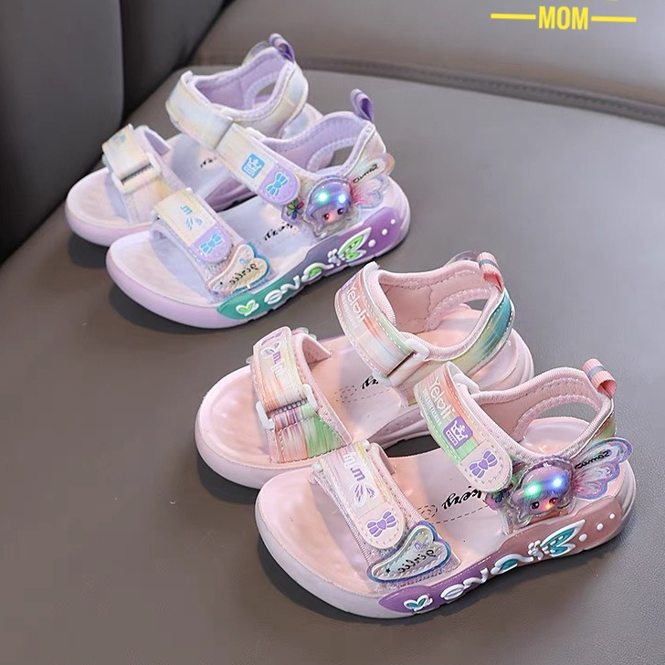 Back Strap Slippers For Kids With kurrumi Pattern Girls Suitable For ...