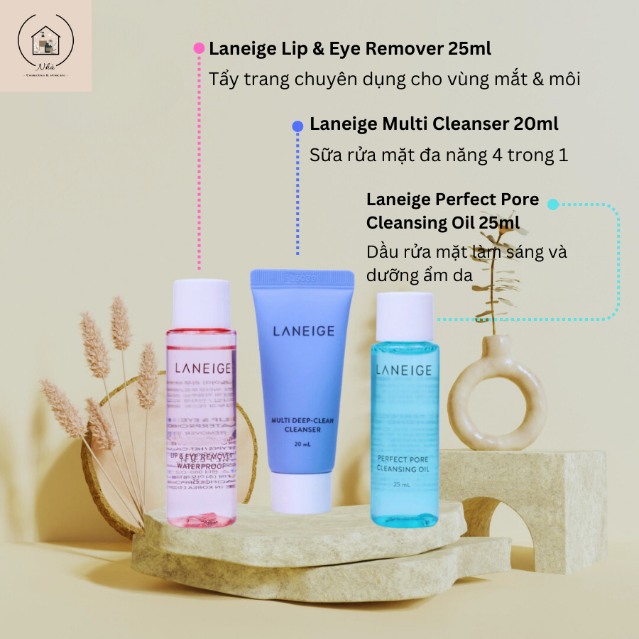 Set MINI 3 Laneige New Cleansing Trial Kit | Shopee Singapore