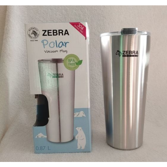 Polar Zebra thermal cup 112702 - 870ml - Free Bag With Handle | Shopee ...
