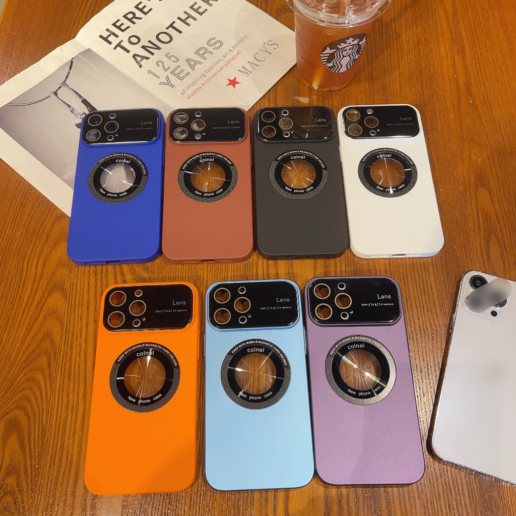 Slim Pc case with 2 apple loops and wireless magnetic charger protects ...