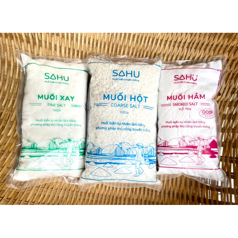 Sahu Granulated Salt - Sahu Stewed Salt (750g) - Sahu Ground Salt (750g ...