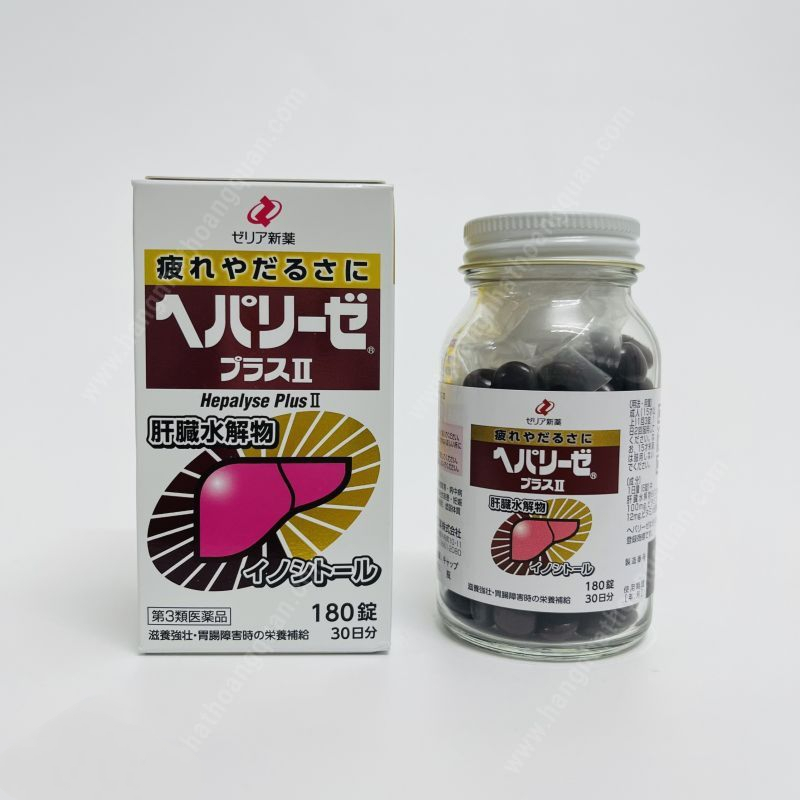 Zeria oral tablet for liver Hepalyse Plus II (180 capsules) | Shopee ...