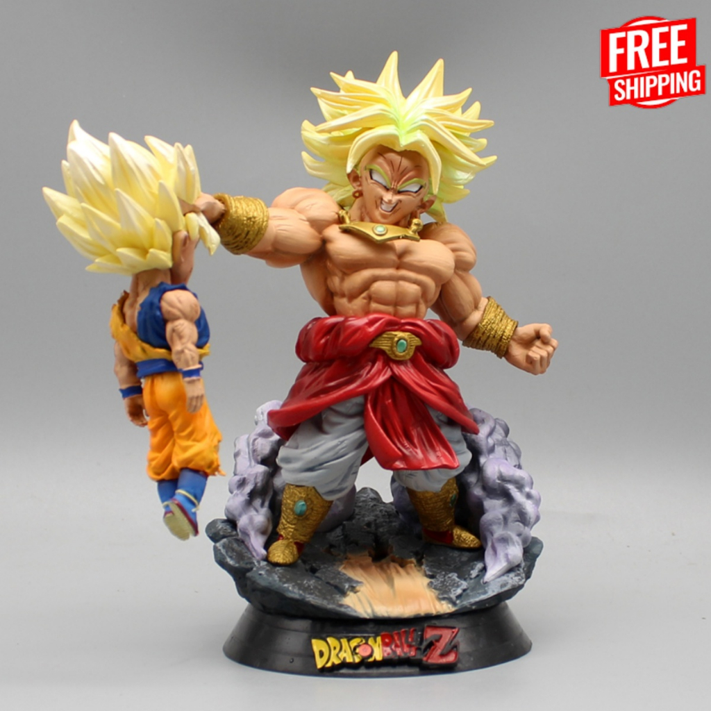 Dragon Ball Broly 18cm Great War Goku Model With Led - GaGa Model (With ...