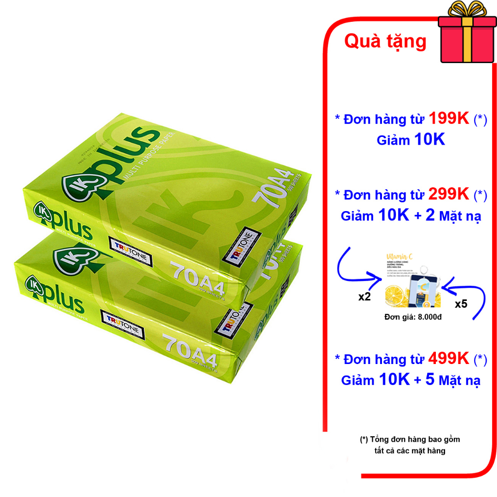 Ik Plus 70 A4 Paper (500 sheets) | Shopee Singapore